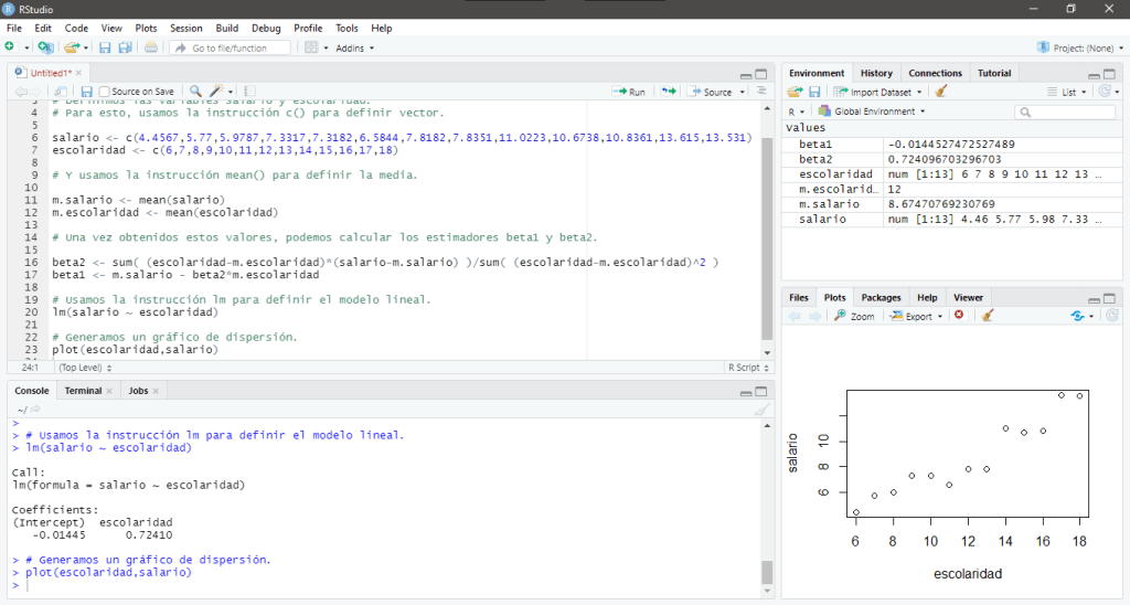 R: Diagrama de Dispersión – totumat